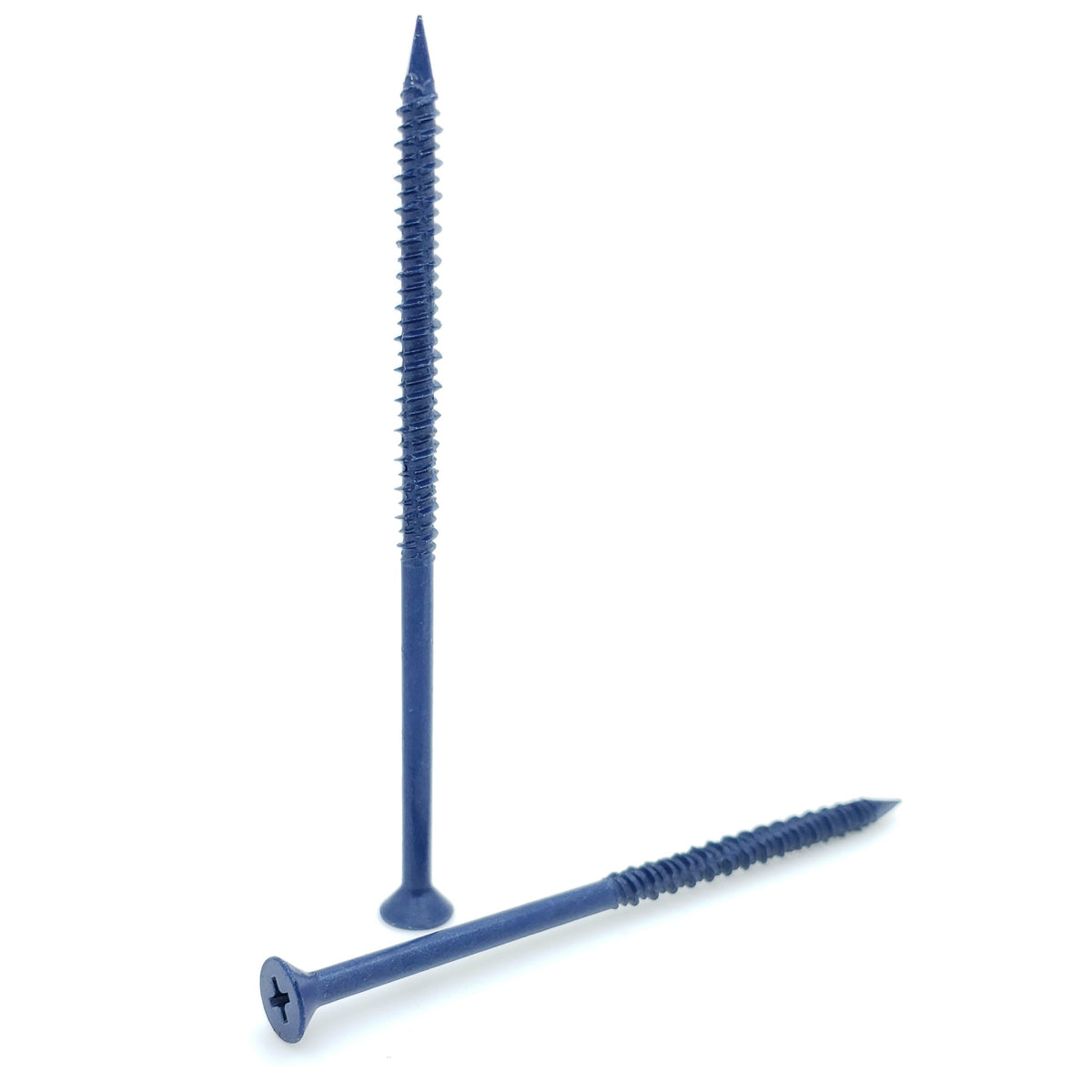 100 Qty 3/16" x 4" Flat Head Phillips Diamond Tip Concrete Screws To A – BCP Fasteners