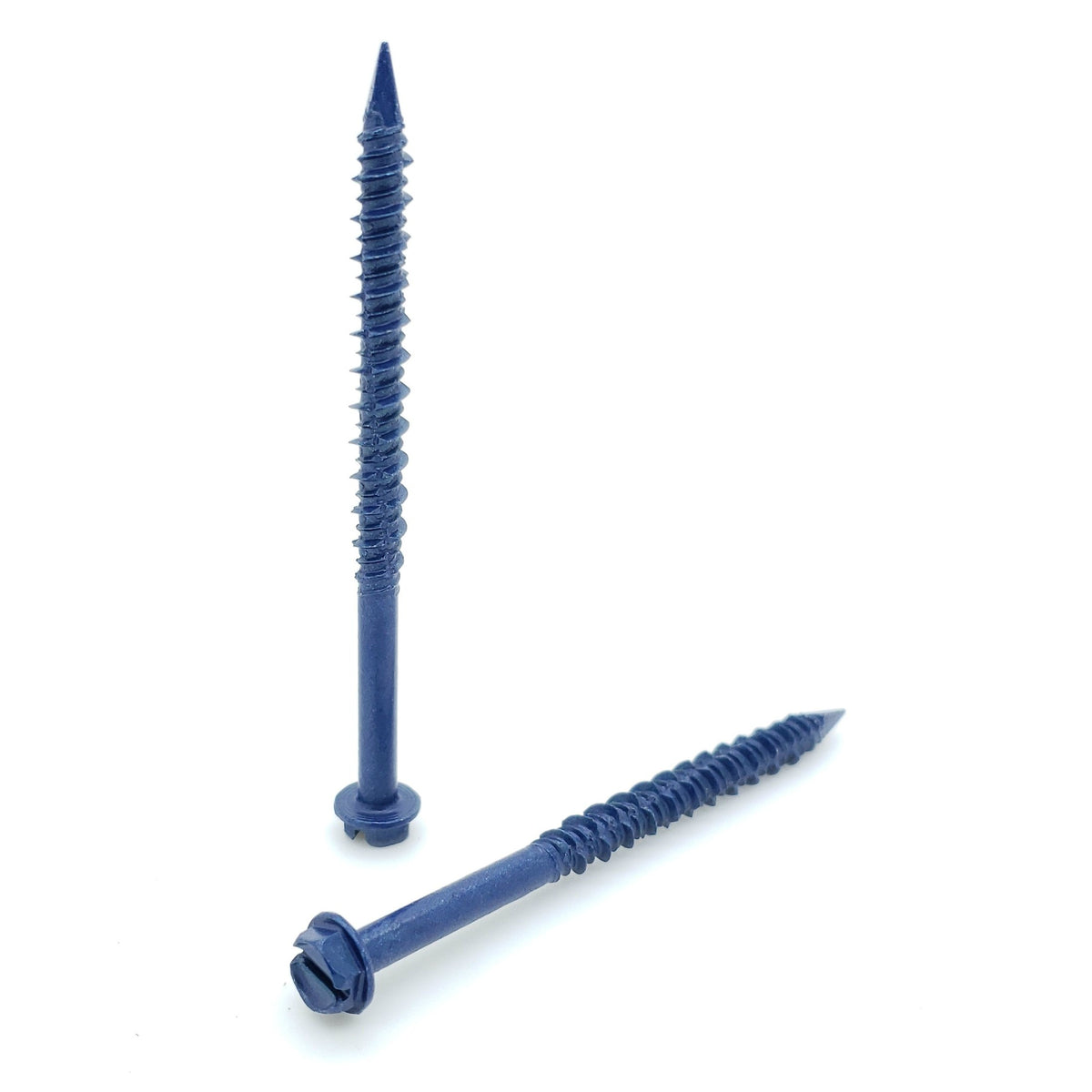 100 Qty 3/16" x 2-3/4" Hex Head Diamond Tip Concrete Screws To Anchor – BCP Fasteners