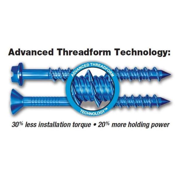 Tapcon 3/16" x 3-1/4" Star Torx Head Concrete Anchor Screws 3177407V2 ...